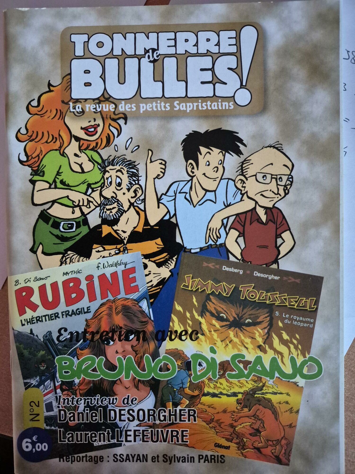 TDB 2 spécial Walthery et Di Sano + 3 ex-libris numérotés et signés ...